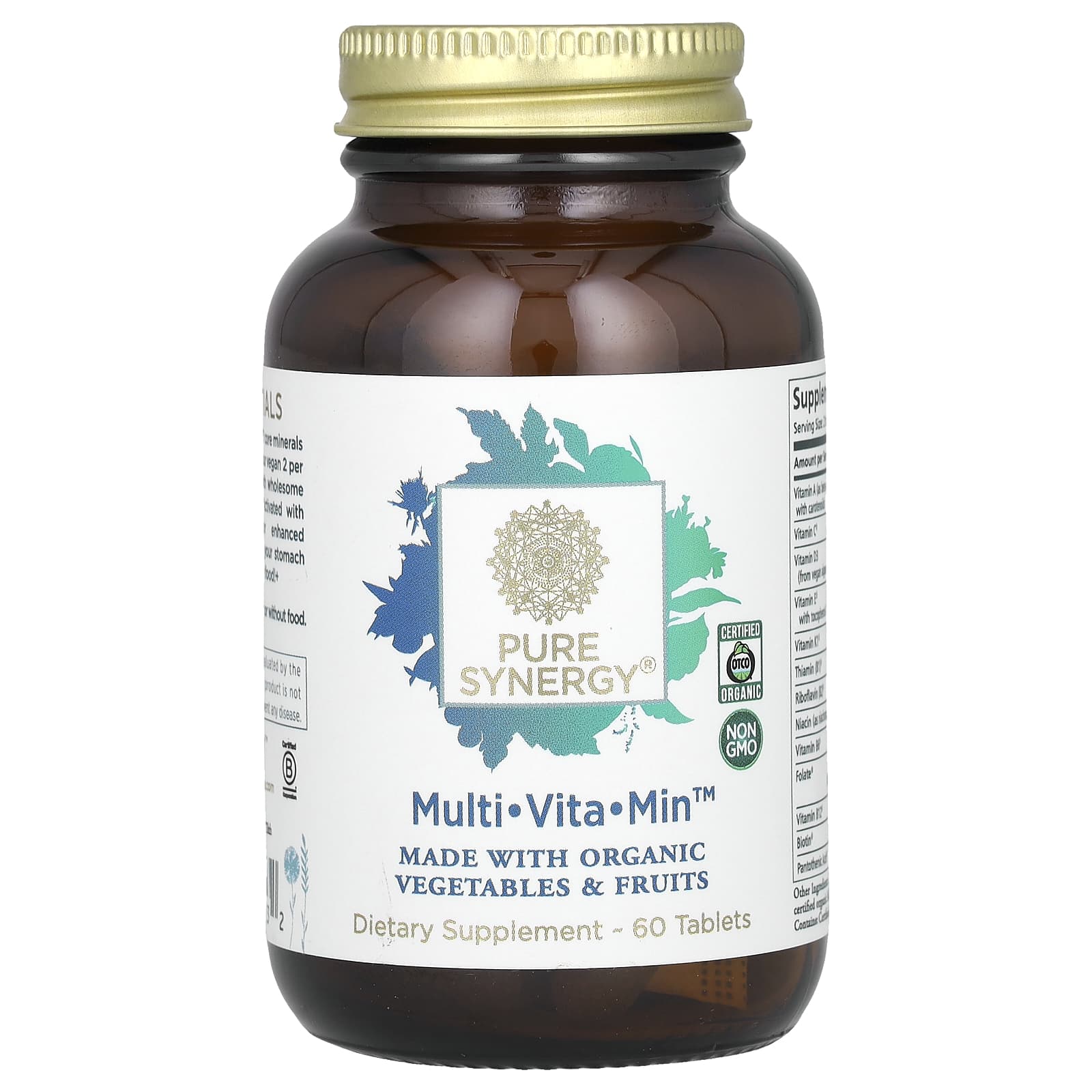 Pure Synergy, Multi-Vita-Min, 60 Tablets