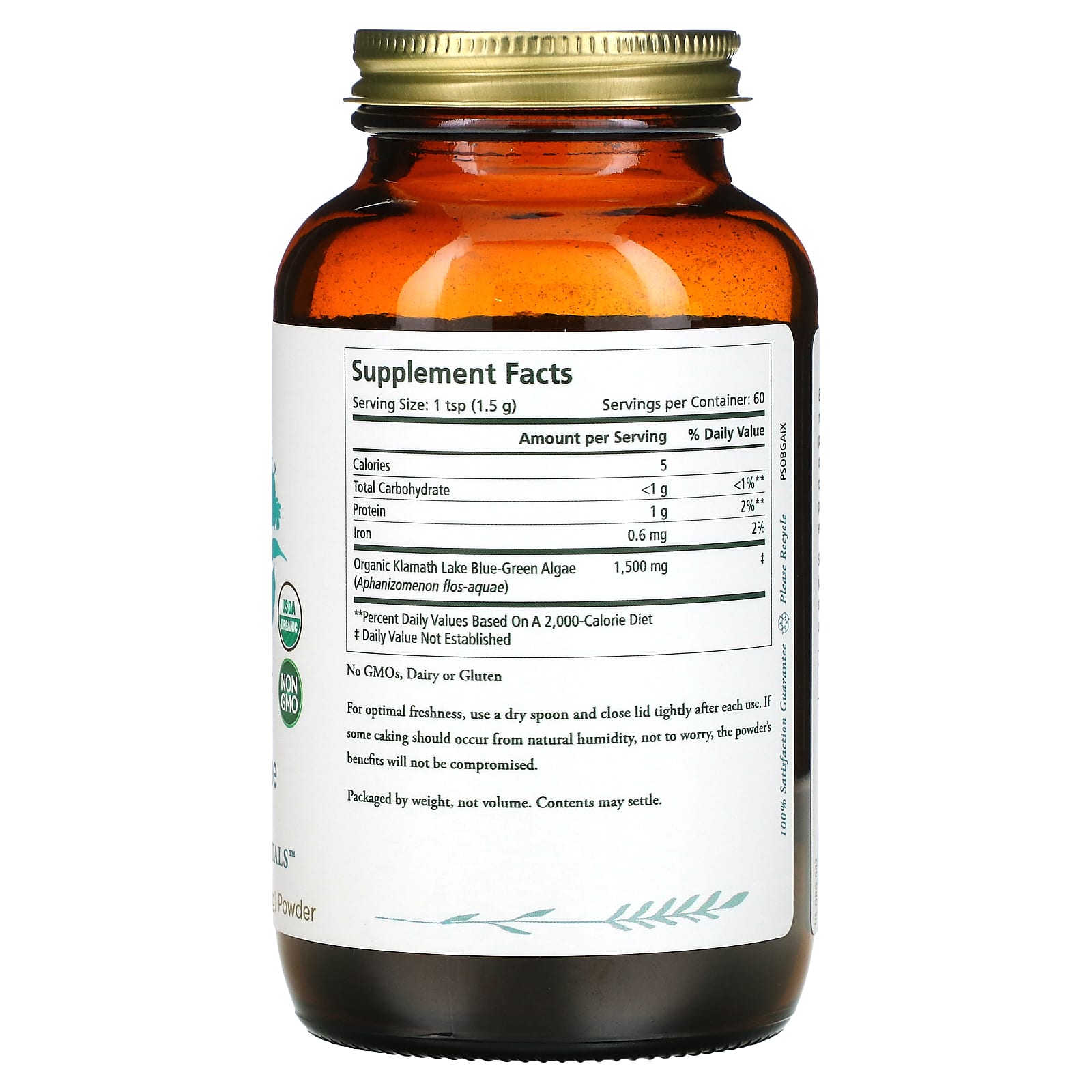 Pure Synergy, Blue-Green Algae Powder, 3.2 oz ( 90 g)