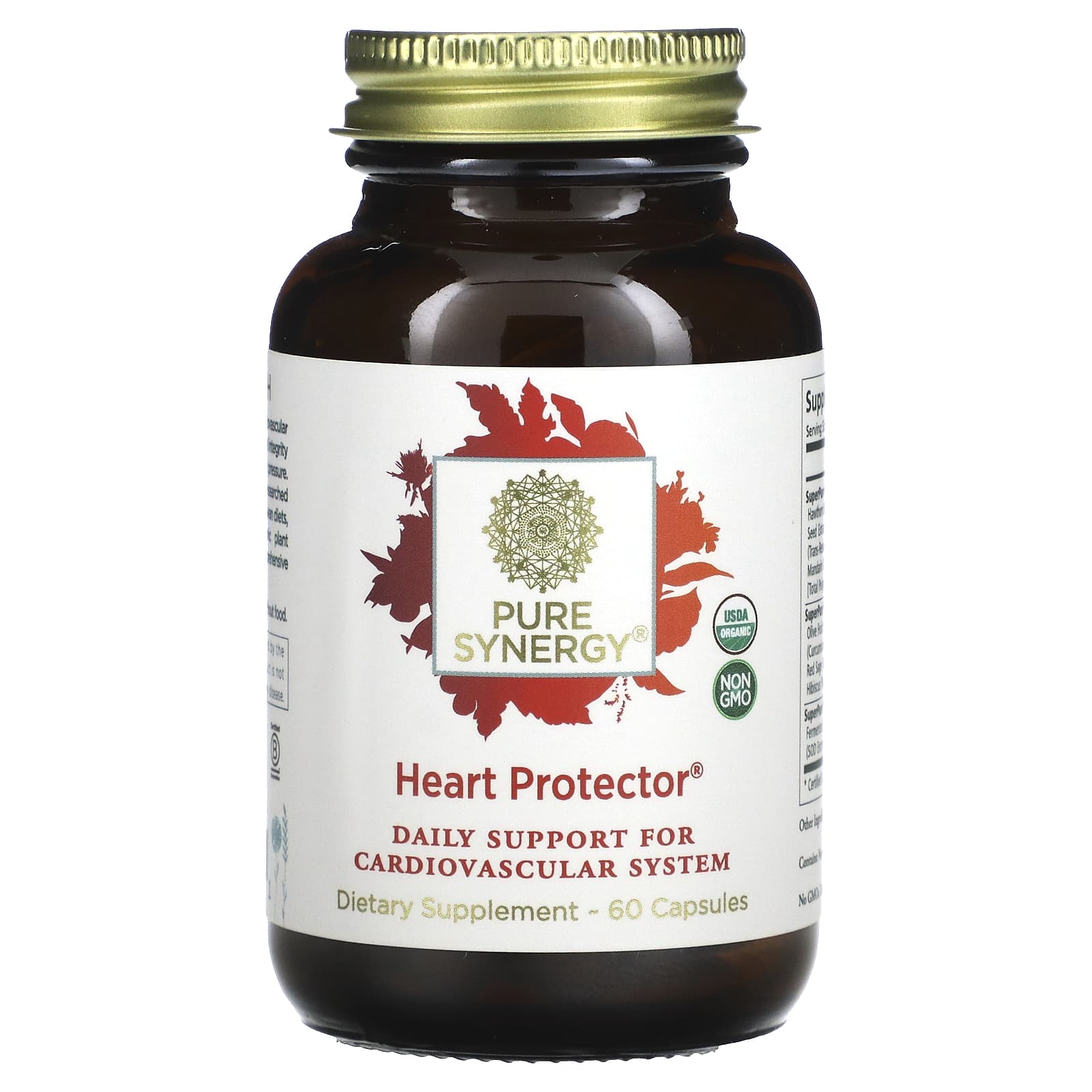 Pure Synergy, Heart Protector, 60 Capsules