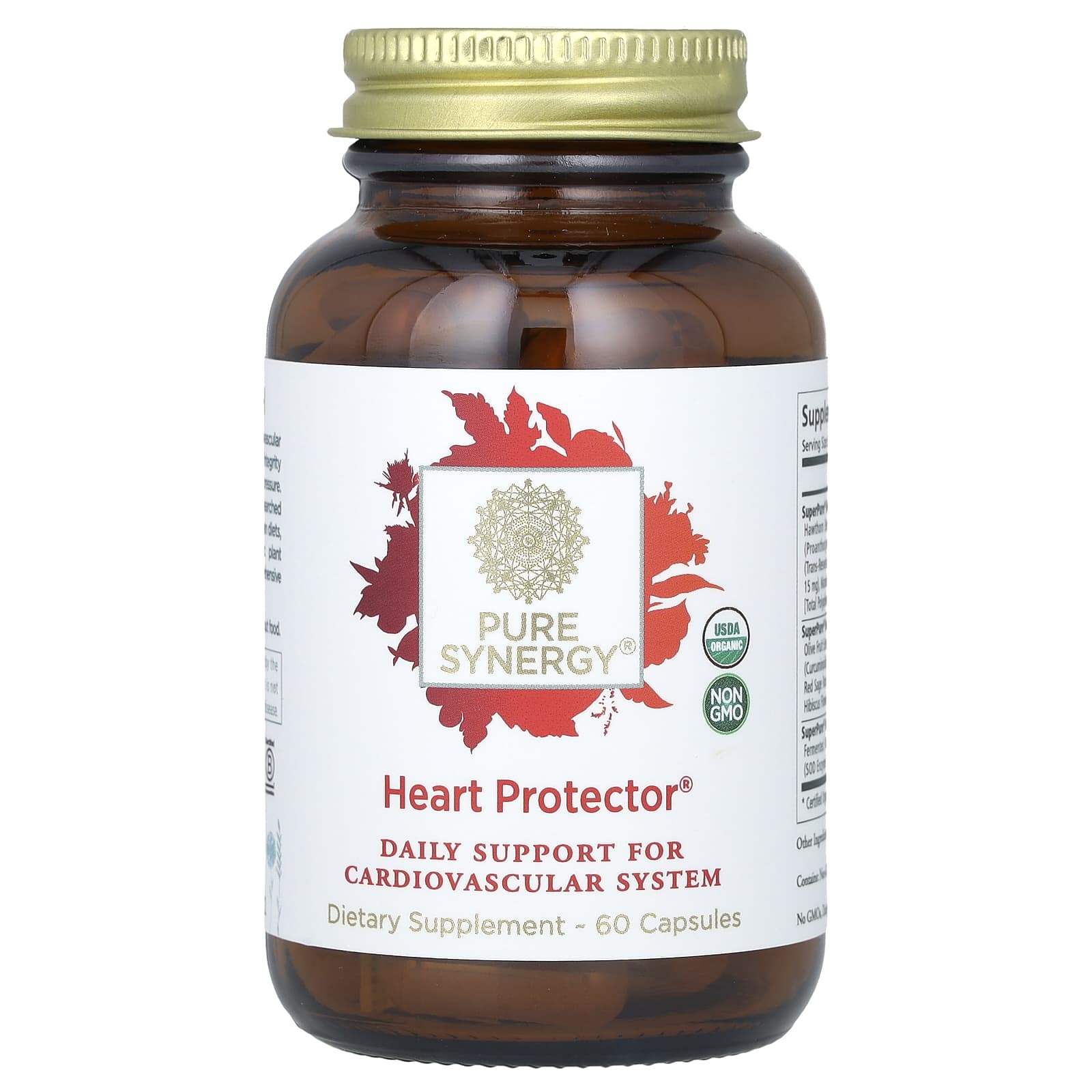 Pure Synergy, Heart Protector, 60 Capsules