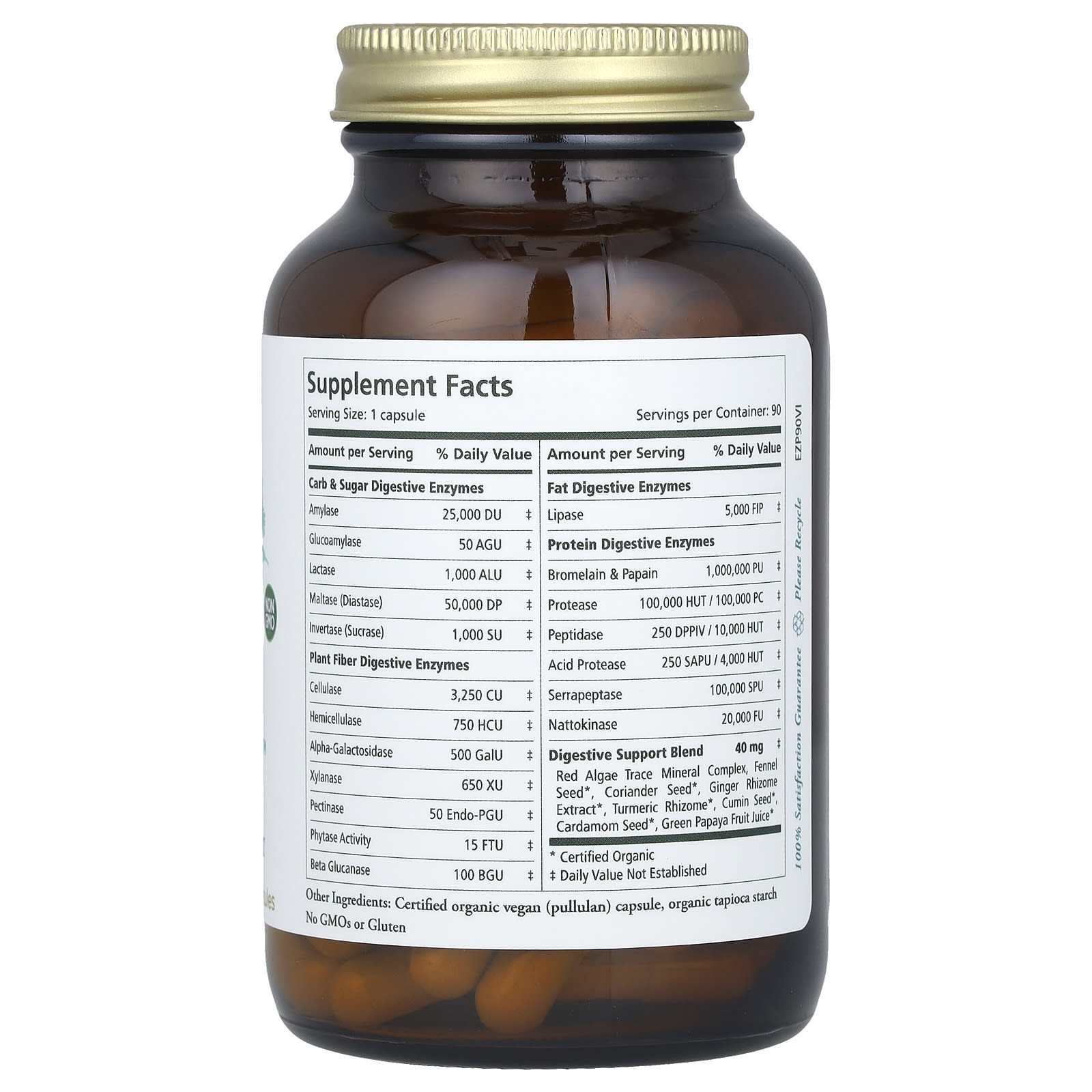 Pure Synergy, Enzyme Power™, 캡슐 90정