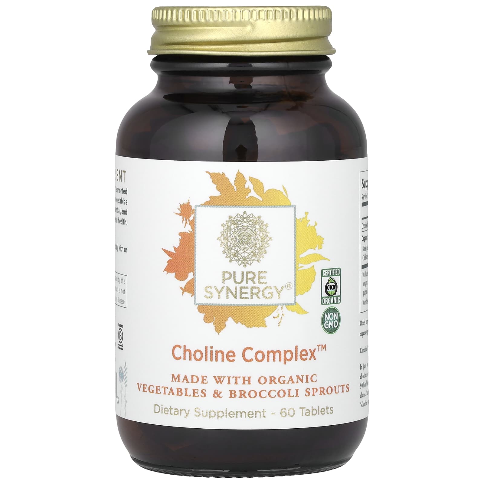 Pure Synergy, Choline Complex, 60 Tablets