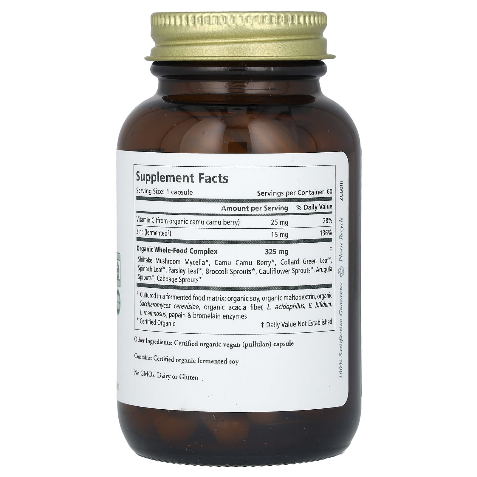 Pure Synergy, Zinc Complex, 60 Capsules