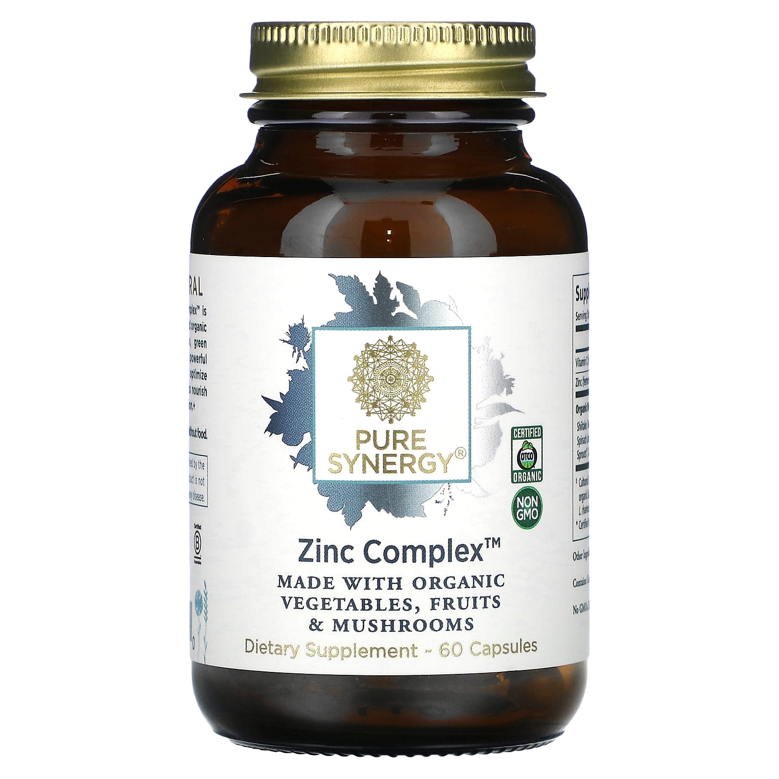 Pure Synergy, Zinc Complex, 60 Capsules