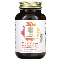 Pure Synergy, D3 + K2 Complex, 60 Capsules
