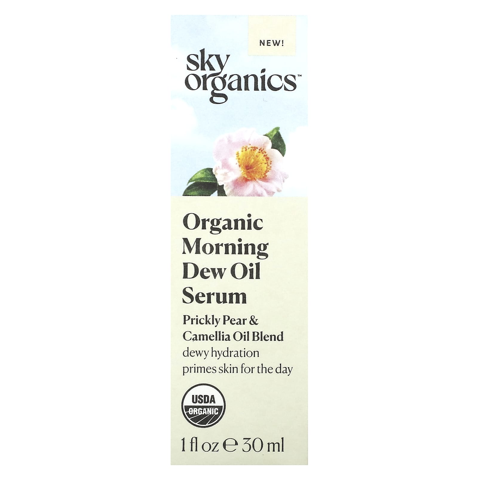 Sky Organics, Organic Morning Dew Oil Serum, Prickly Pear & Camellia ...