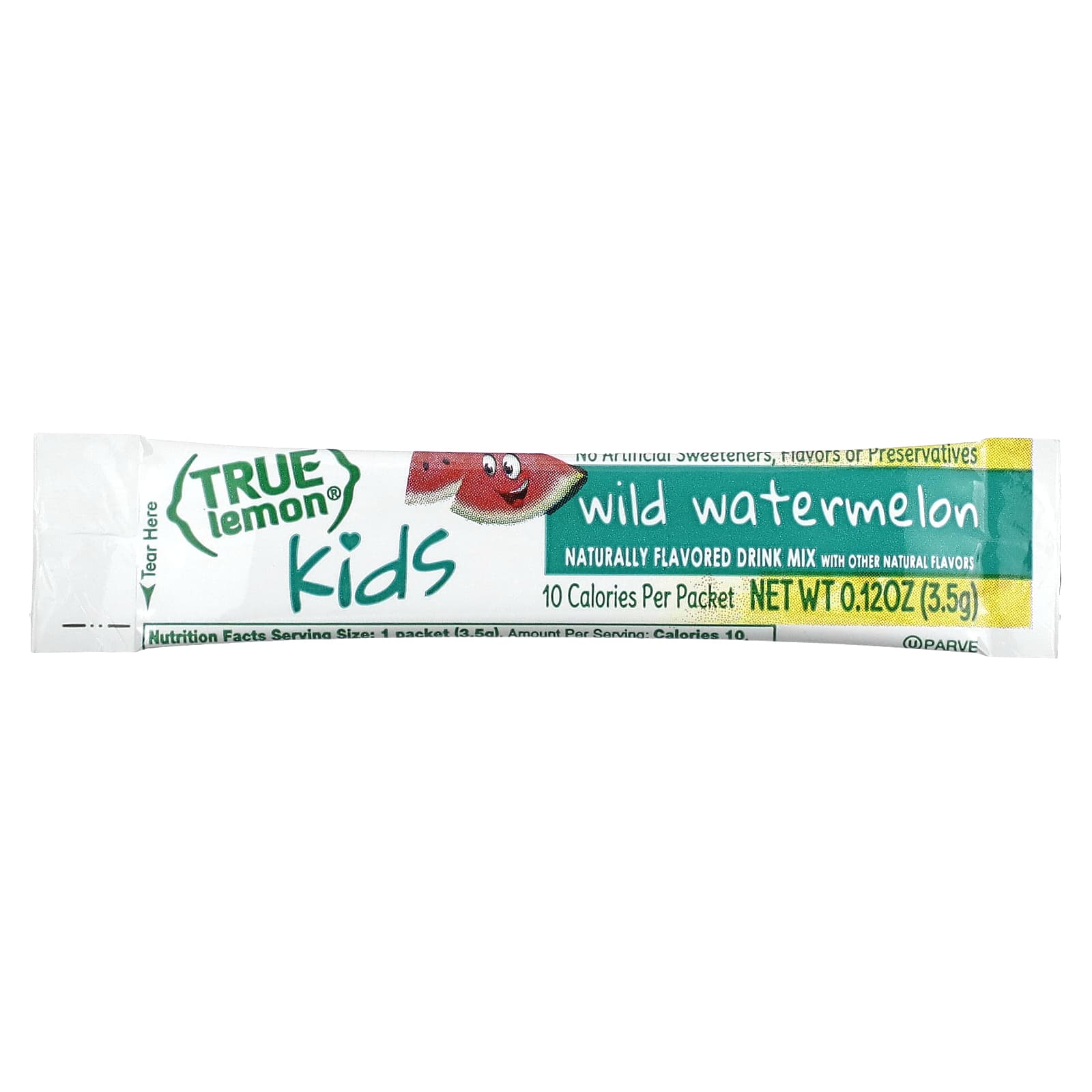 True Citrus, Kids, True Lemon, Wild Watermelon, 10 Packets, 0.12 oz (3. ...