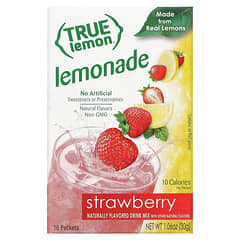 True Citrus, True Lemon, Strawberry Lemonade, 10 Packets, 0.11 oz (3 g ...