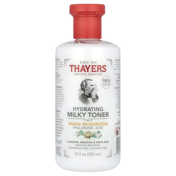 Thayers, Hydrating Milky Toner, Snow Mushroom, Alcohol-Free, Fragrance ...