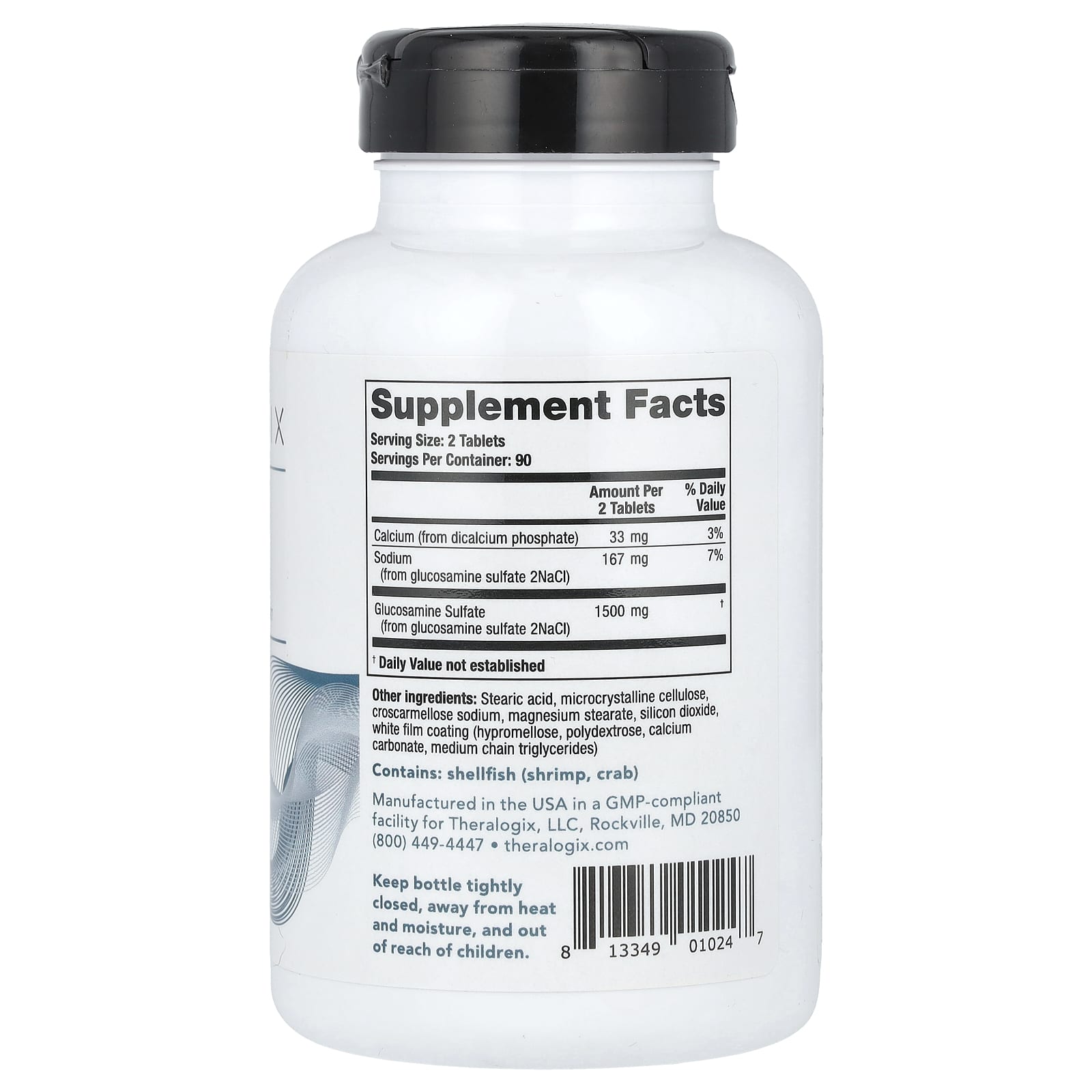 Theralogix, OptiFlex-G, Glucosamine Sulfate , 180 Tablets