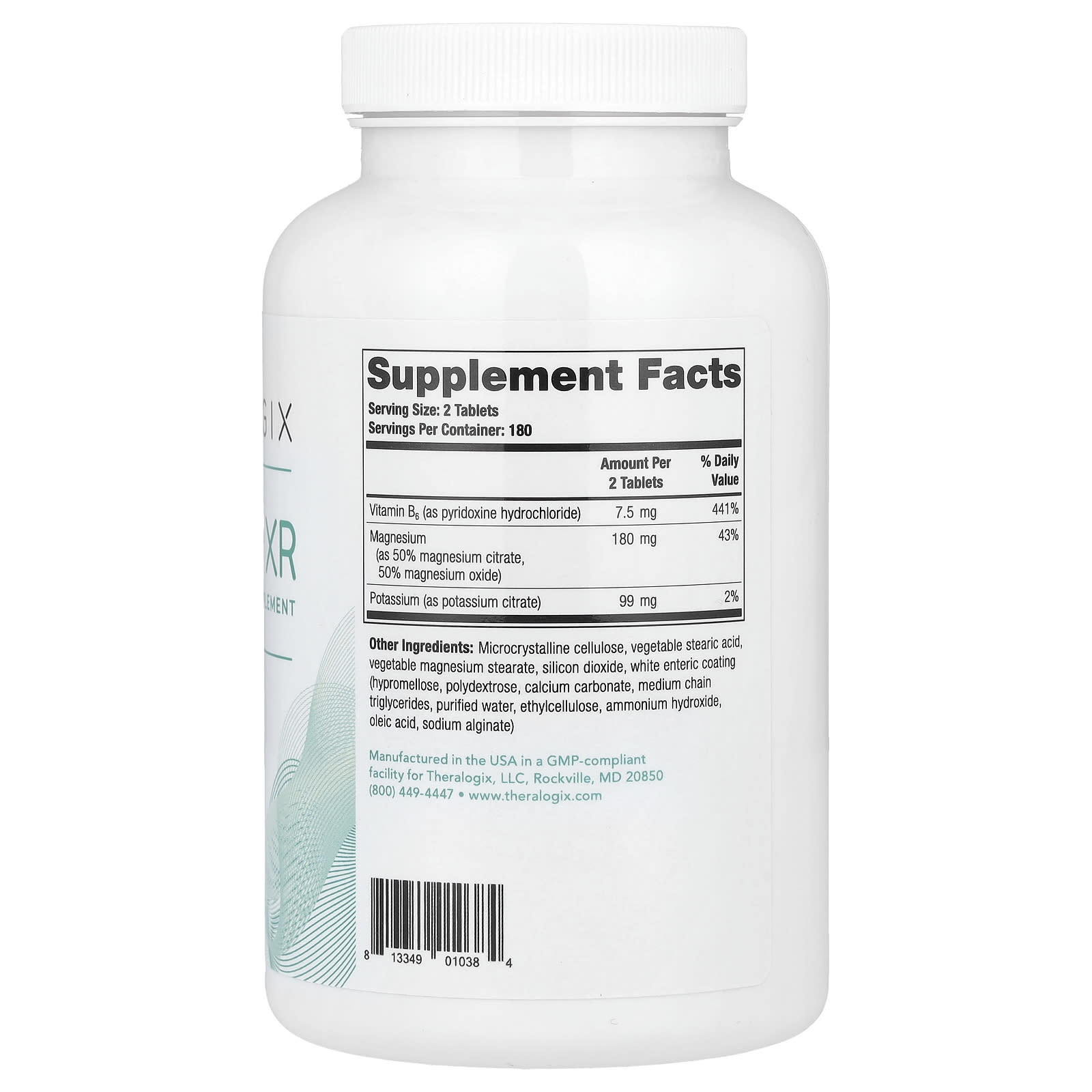 Theralogix, TheraLith XR, 360 Tablets