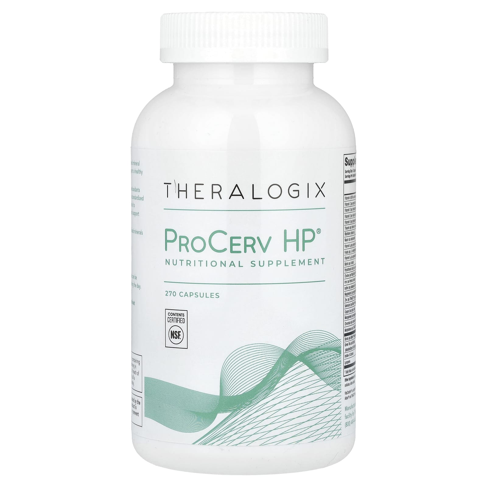 Theralogix, ProCerv HP, 270 Capsules