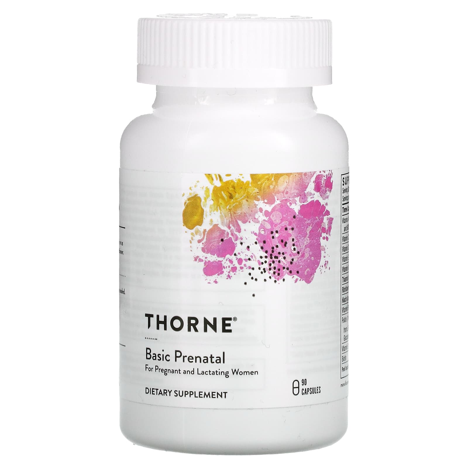 Thorne Research, Basic Prenatal, 90 Capsules