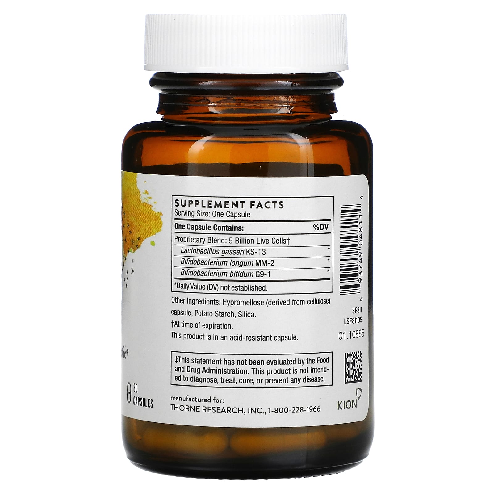 Thorne Floramend Prime Probiotic 30 Capsules