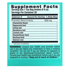 Triple Leaf Tea, Relaxing, Caffeine Free, 20 Tea Bags, 1.16 oz (33 g)