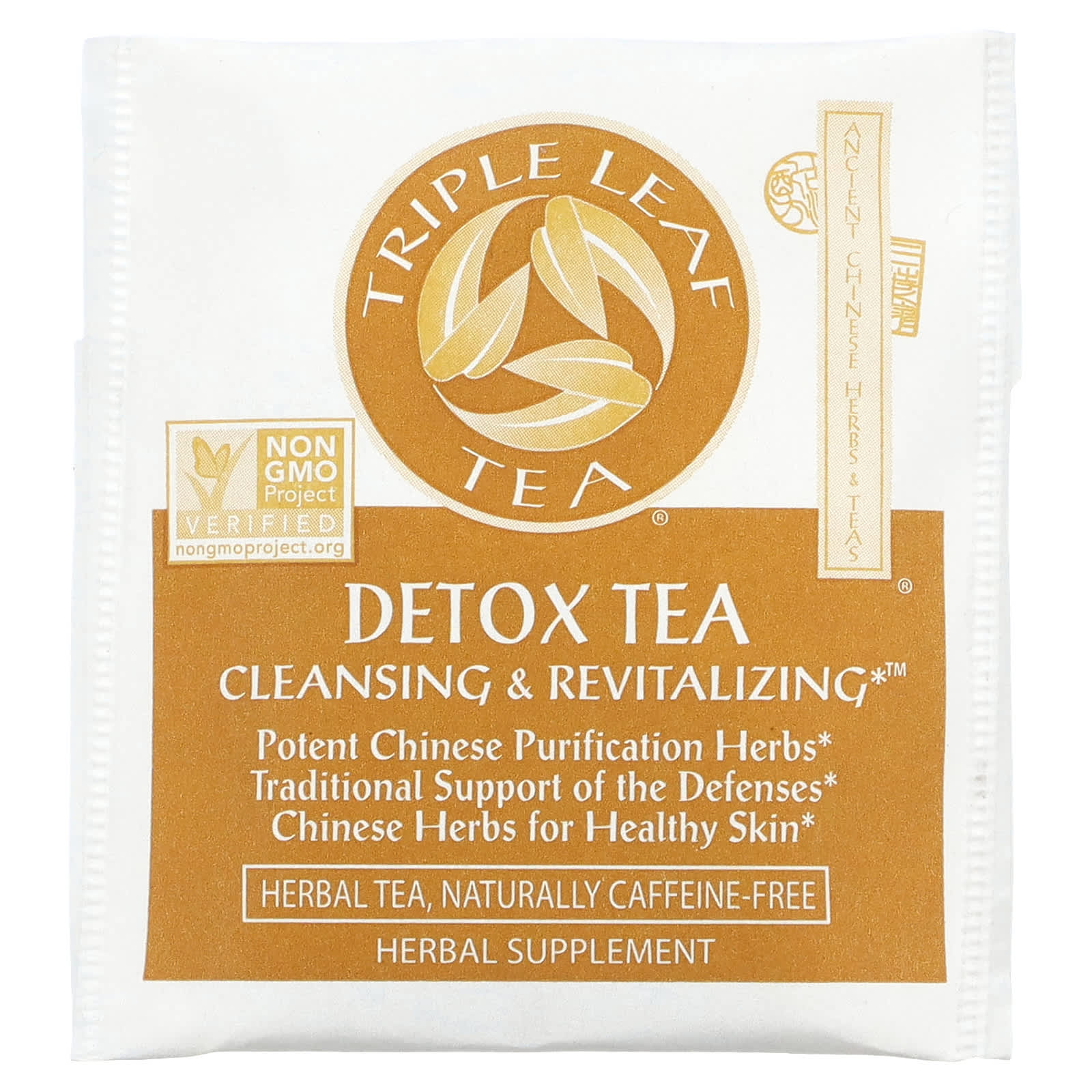 Triple Leaf Tea, Detox, Caffeine Free, 20 Tea Bags, 1.16 oz (33 g)