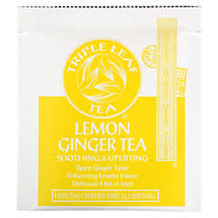 Triple Leaf Tea, Lemon Ginger Tea, 20 Tea Bags, 1.41 oz (40 g)