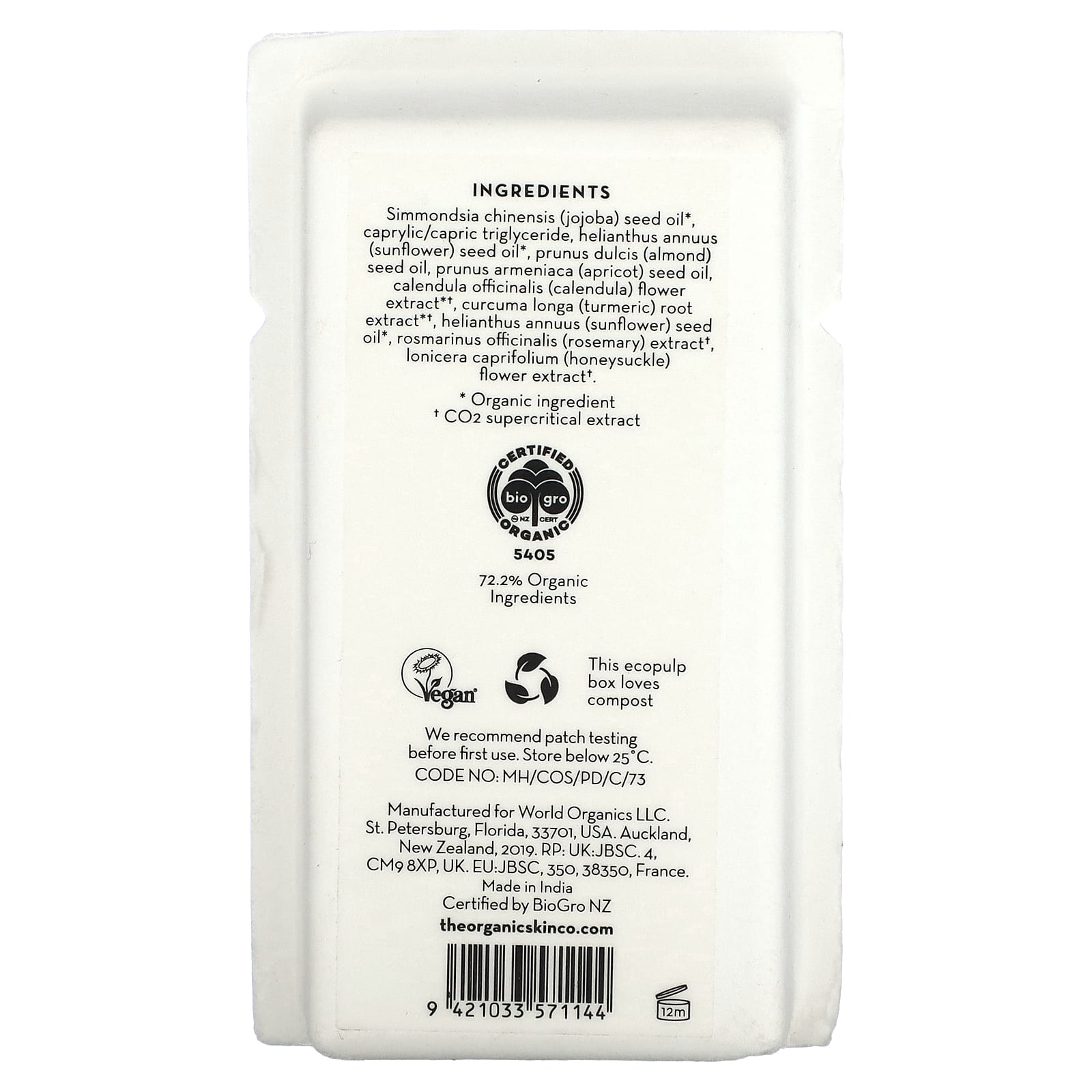 The Organic Skin Co., The Good Oil, Face Oil, Honeysuckle and Turmeric ...