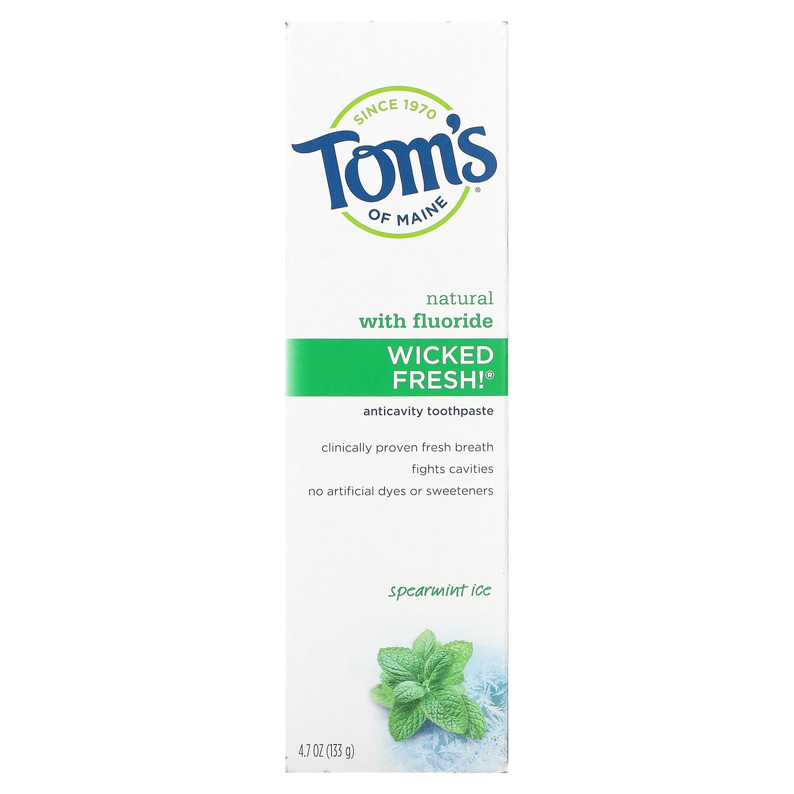 Tom's of Maine, Wicked Fresh!, Natural Anticavity Toothpaste with ...