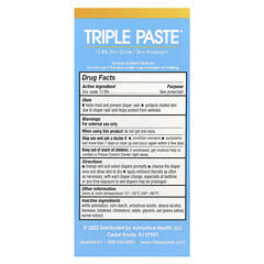 Triple Paste, Triple Paste, Zinc Oxide, Fragrance-Free, 2 oz (57 g)