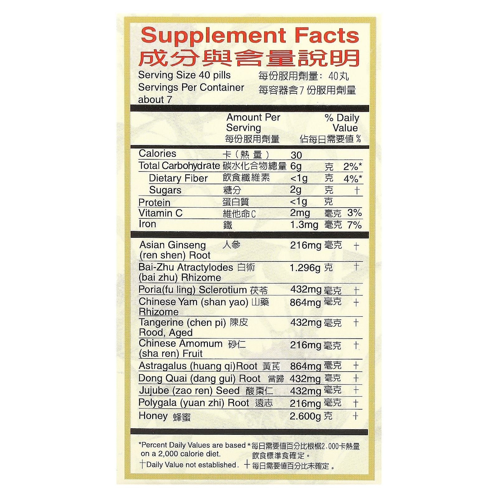 Tong Ren Tang, Renshen Jianpi Wan, 300 Pills