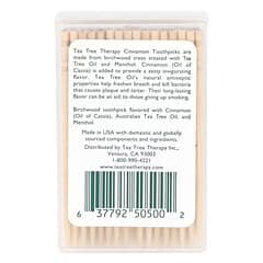 Tea Tree Therapy, Toothpicks, Cinnamon , 100 Count