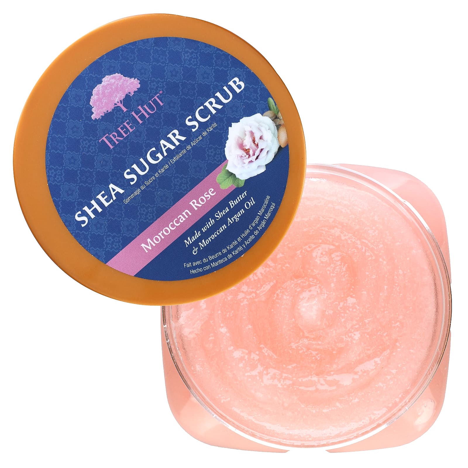 Tree Hut, Shea Sugar Scrub, Moroccan Rose, 18 oz (510 g)