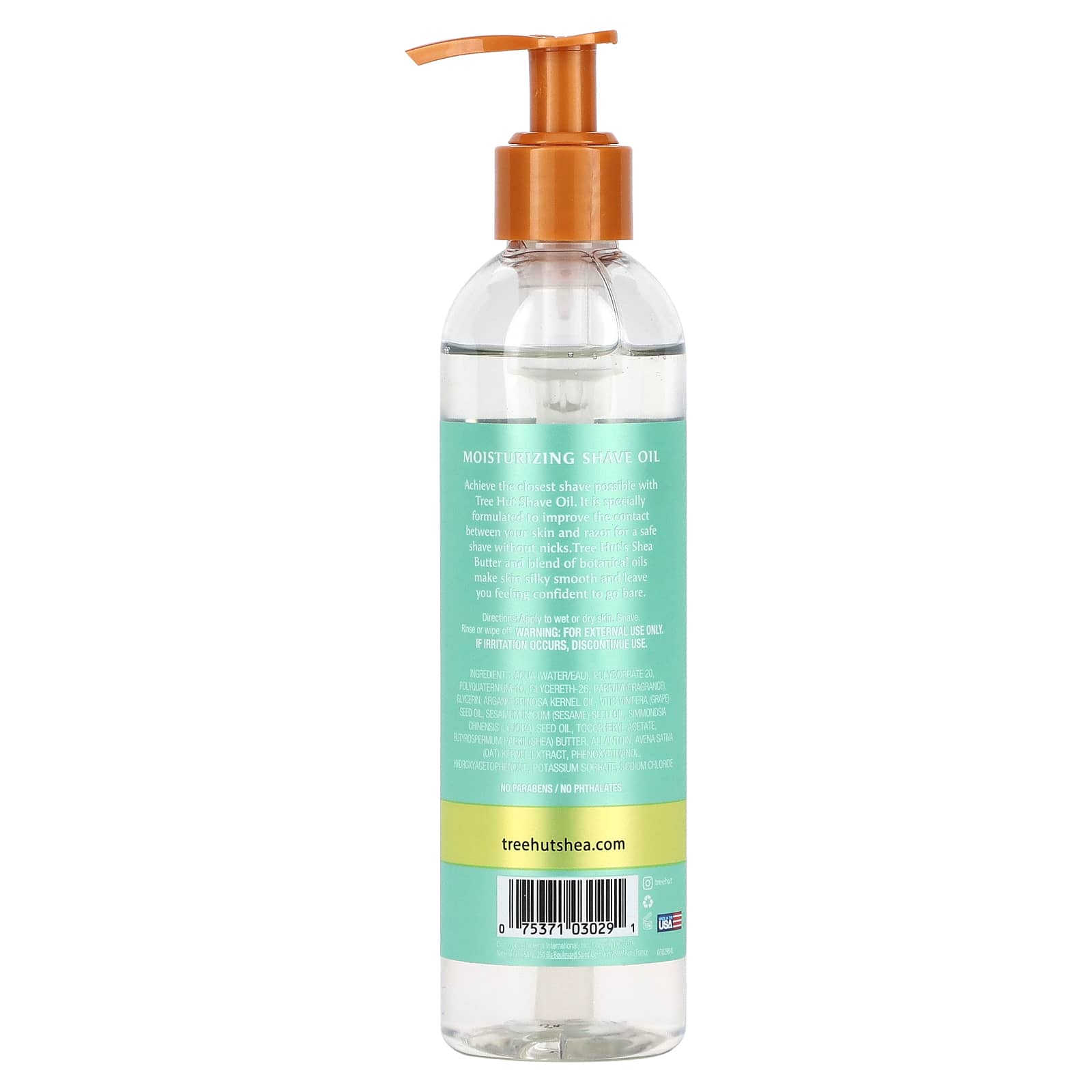 Tree Hut, Moisturizing Shave Oil, Coconut Lime, 7.7 fl oz (227 ml)