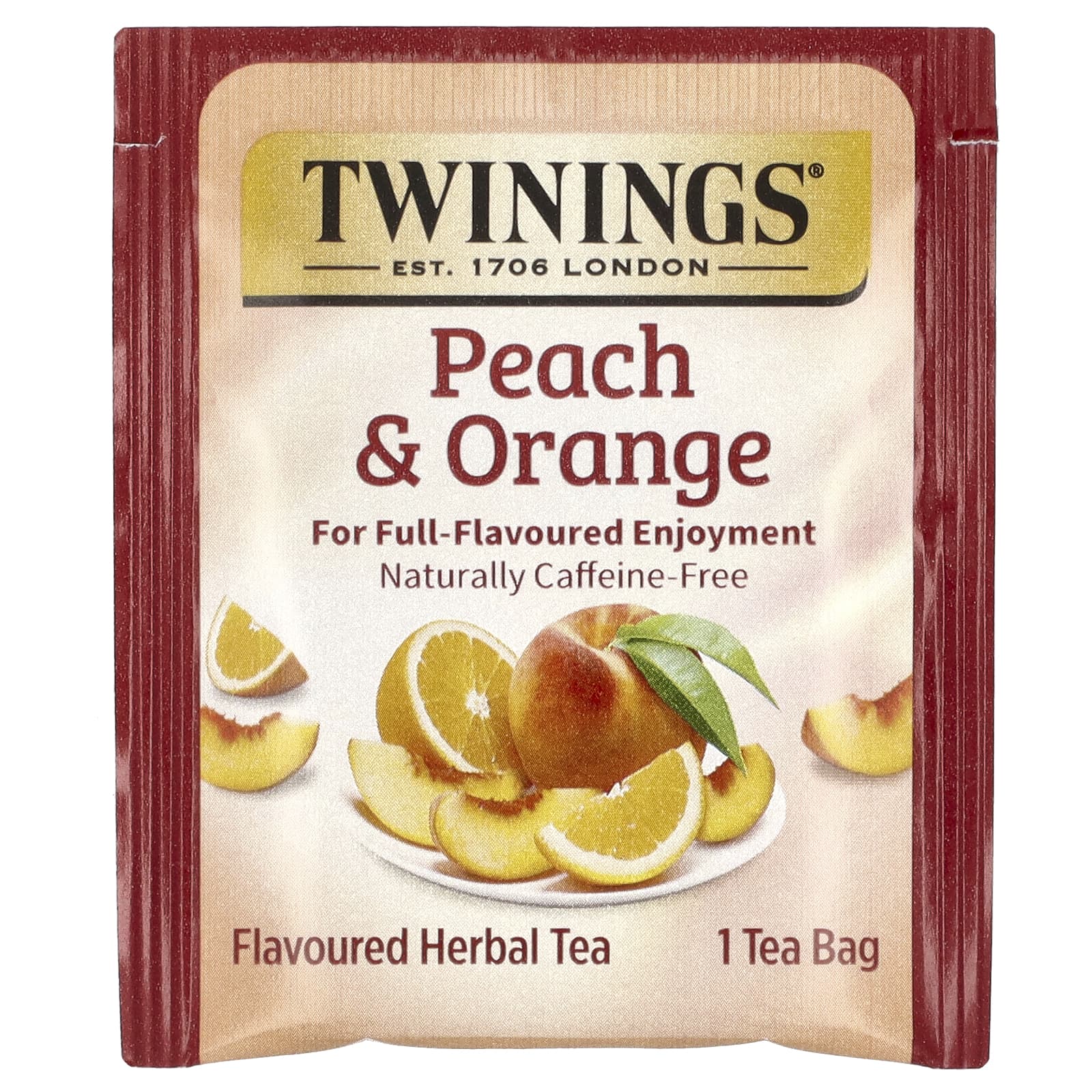 Twinings, Herbal Tea, Peach & Orange, Caffeine-Free, 20 Tea Bags, 1.76 ...