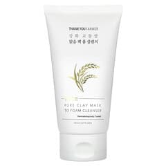 Thank You Farmer, Rice, Pure Clay Mask To Foam Cleanser, 5.27 fl oz ...