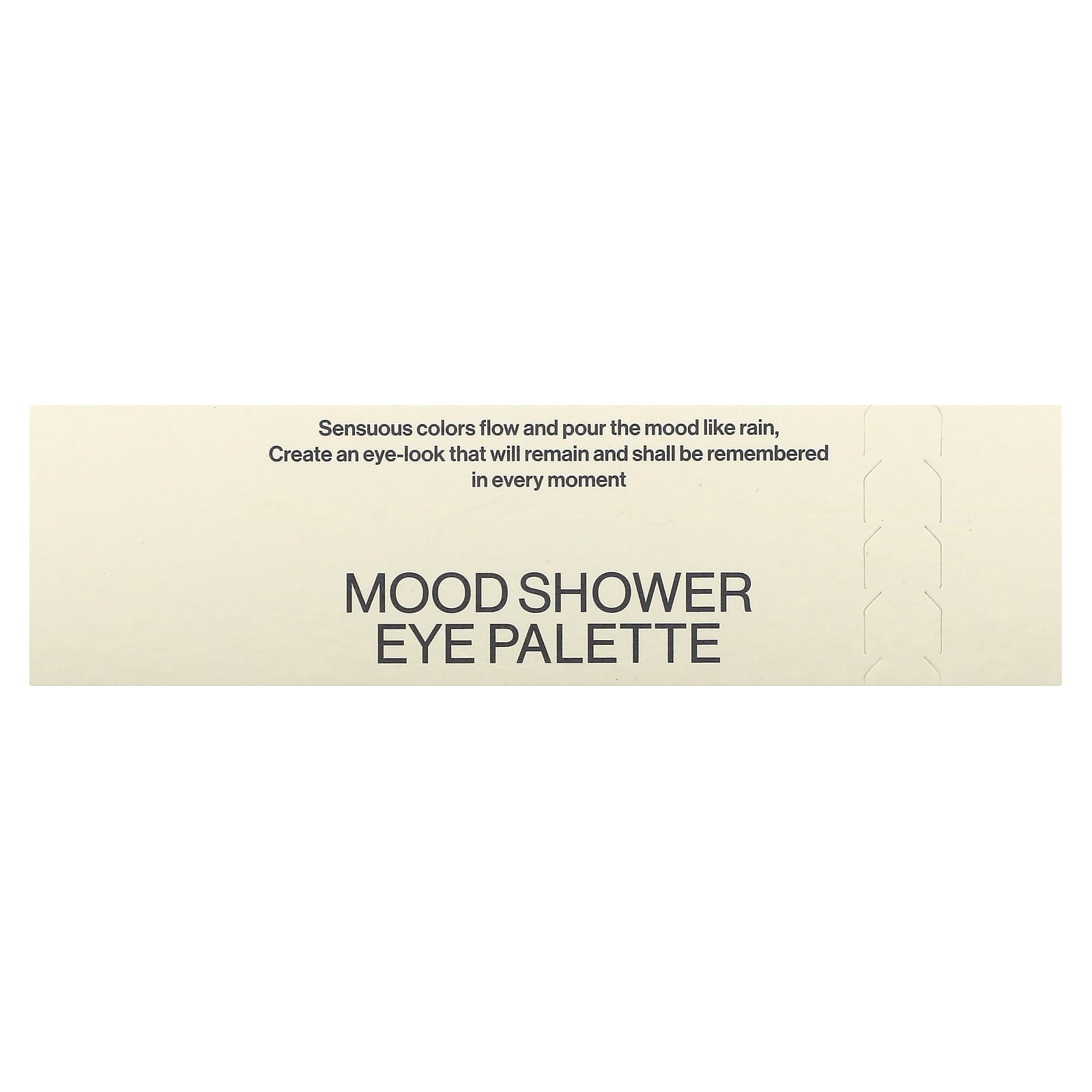 Unleashia, Mood Shower Eye Palette, No. 1 Vanilla Shower, 4 g