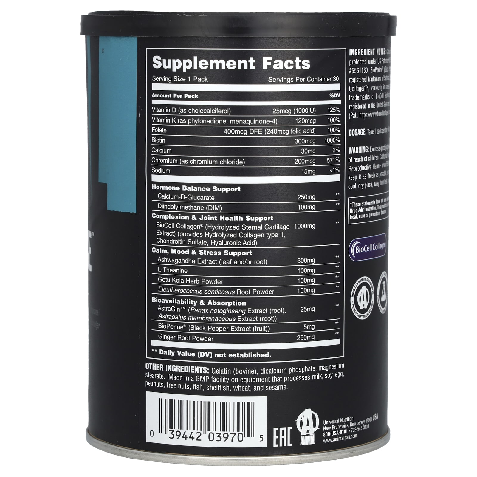 Animal, Power Balance, 30 Packs