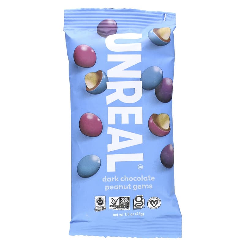 Dark Chocolate Peanut Gems 1.5 oz 43 g