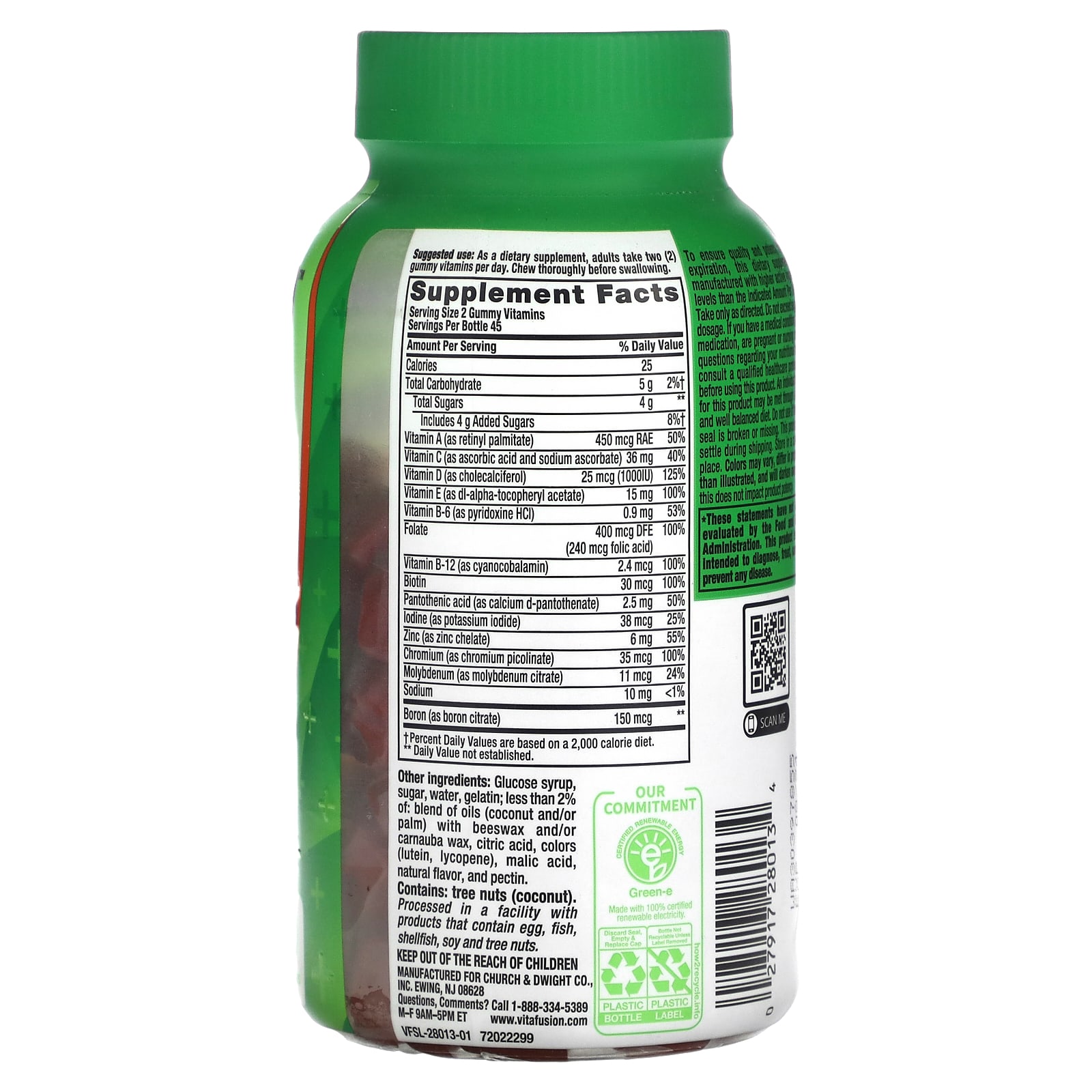 VitaFusion, Multi+ Immune Gummy Vitamins, Tangerine & Strawberry, 90 ...