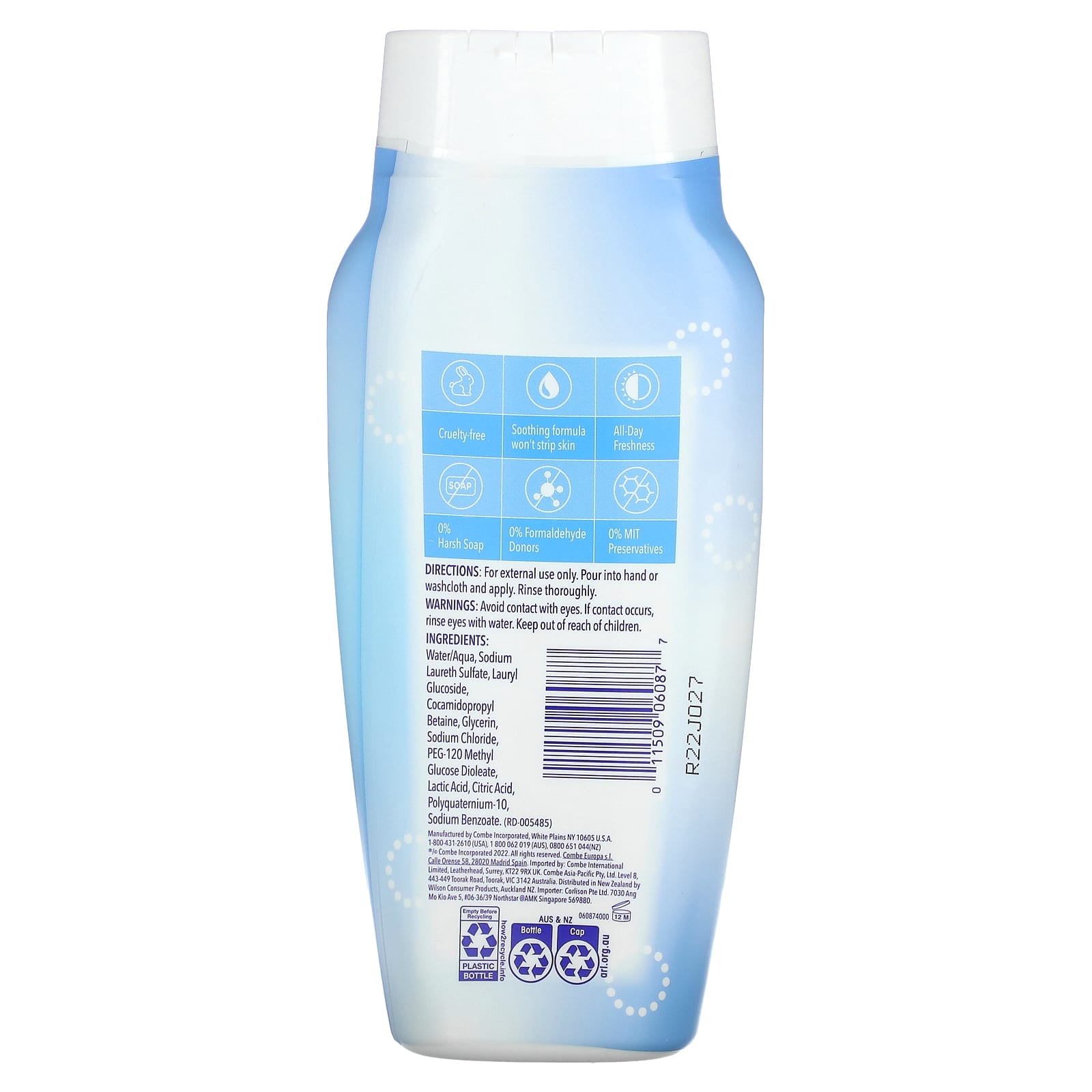 Vagisil, Daily Intimate Wash, Unscented, 12 fl oz (354 ml)