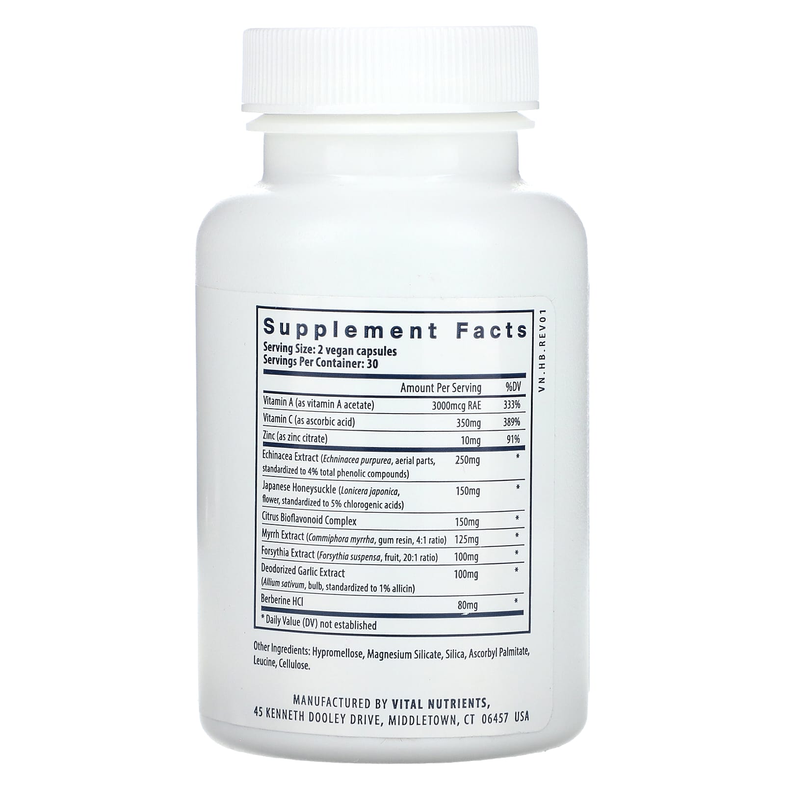 Vital Nutrients, Herbal Biotic, 60 Vegan Capsules