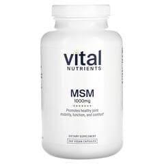 Vital Nutrients, MSM, 1,000 mg, 240 Vegan Capsules