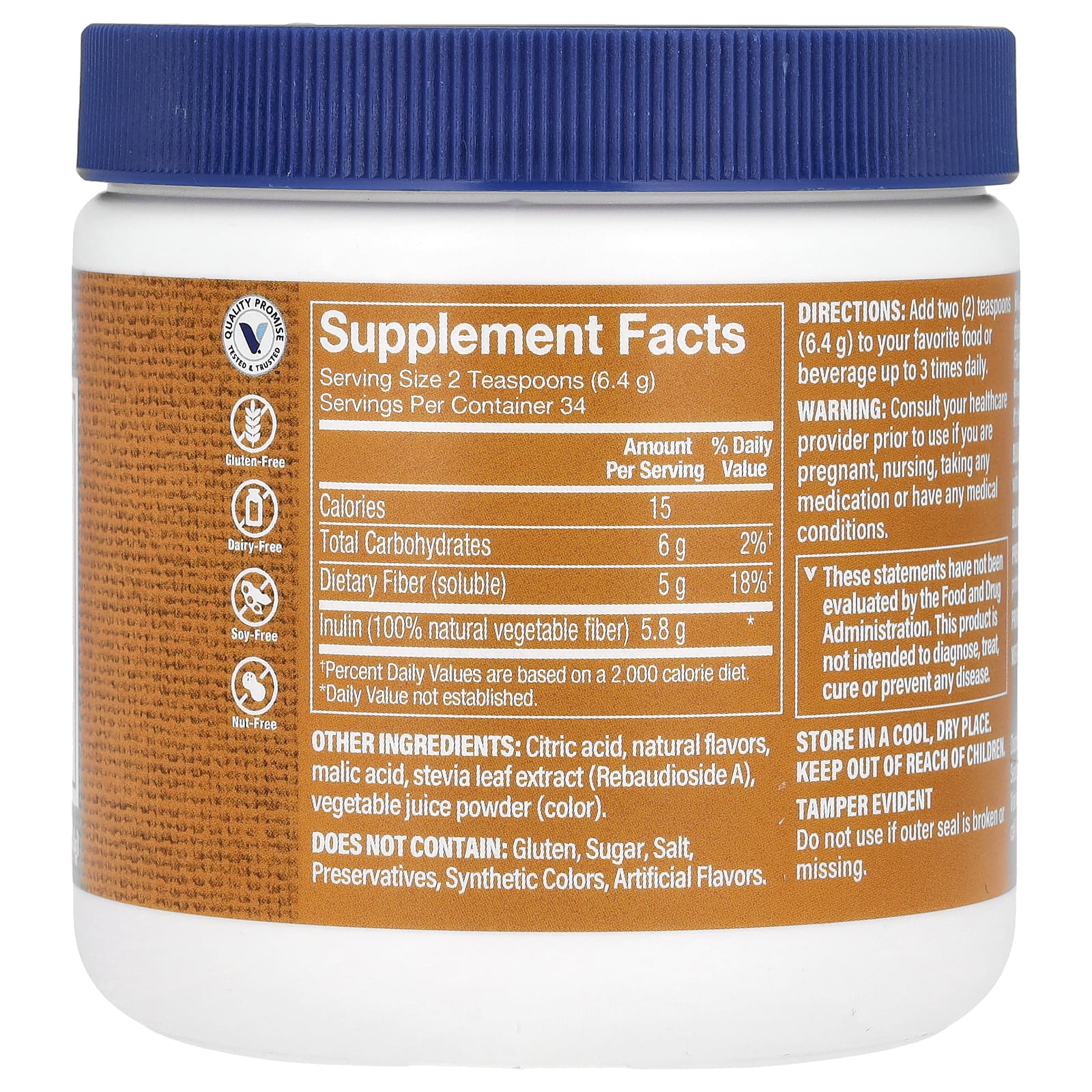The Vitamin Shoppe, Miracle Fiber, Fruti Punch, 7.7 oz (217.6 g)