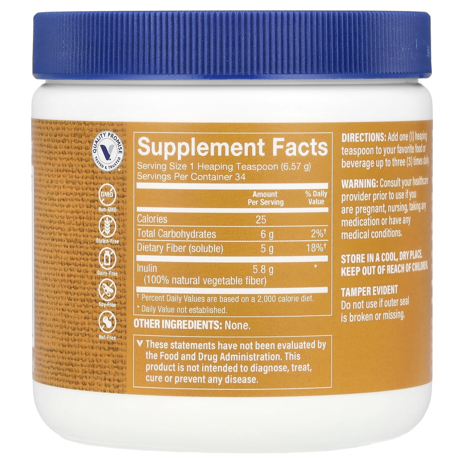 The Vitamin Shoppe, Miracle Fiber, Unflavored, 7.9 oz (223.5 g)