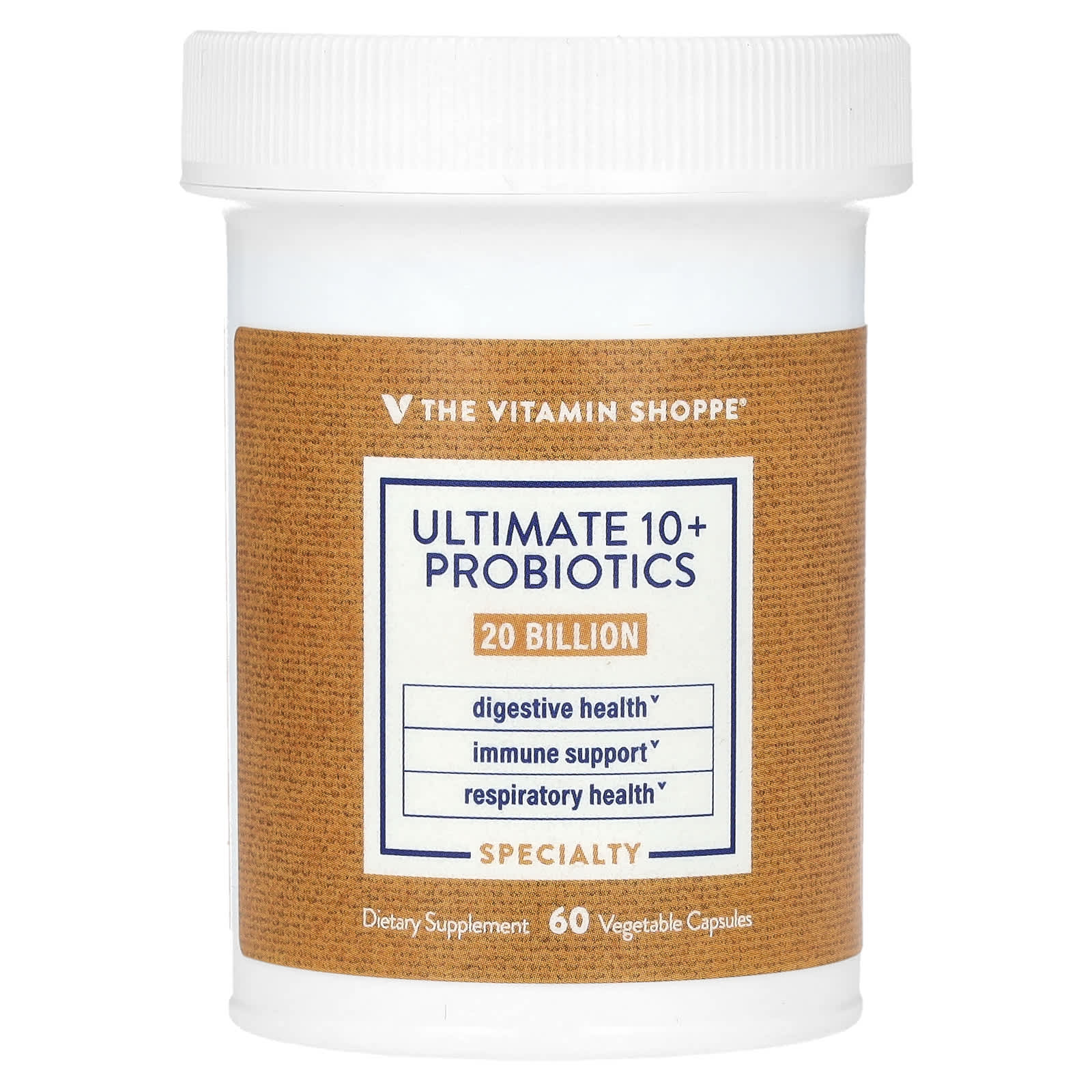 The Vitamin Shoppe, Ultimate 10+ Probiotics, 20 Billion CFU, 60 ...