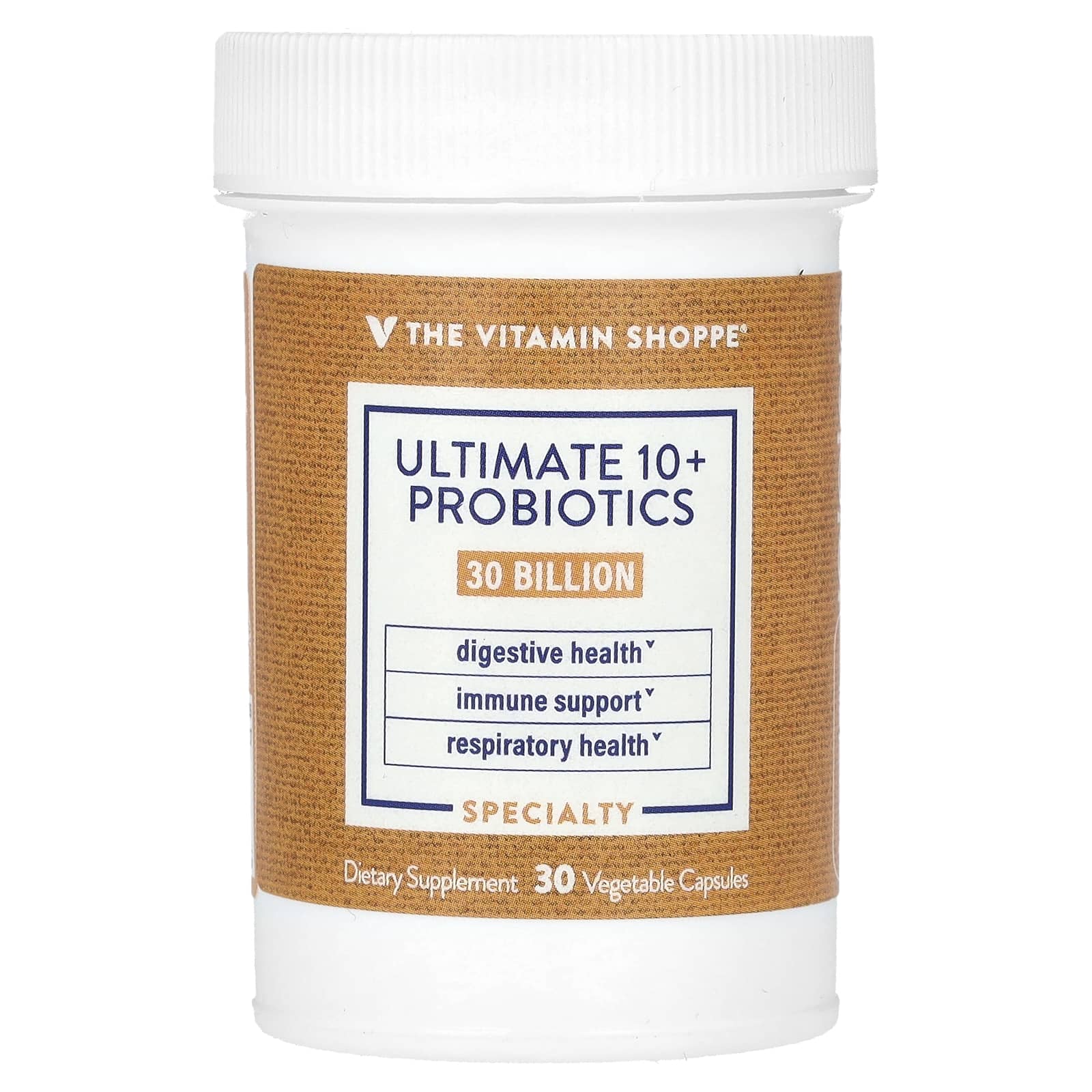 The Vitamin Shoppe, Ultimate 10+ Probiotics, 30 Billion CFU, 30 ...