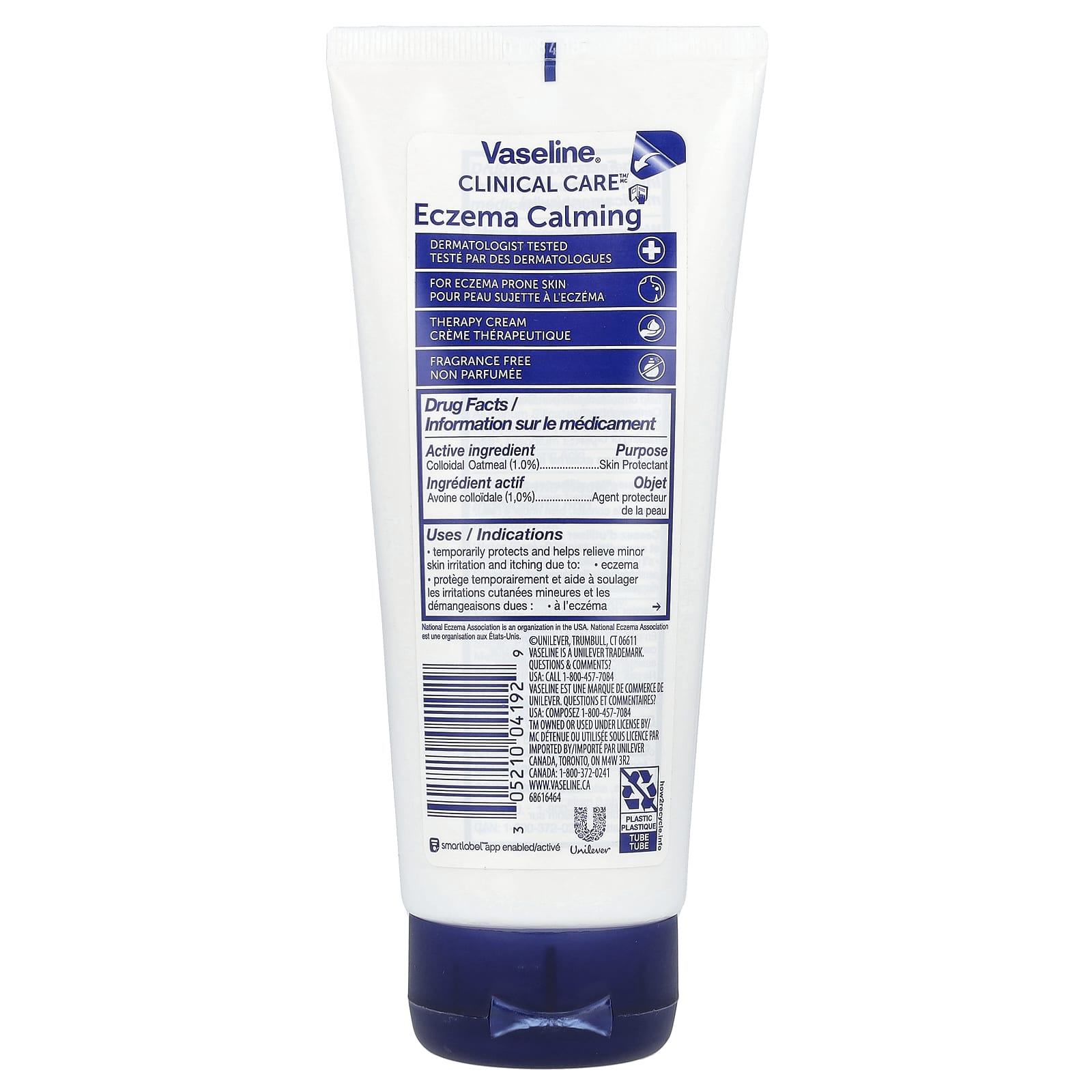 Vaseline Clinical Care™ Eczema Calming Therapy Cream Fragrance Free 68 Fl Oz 200 Ml