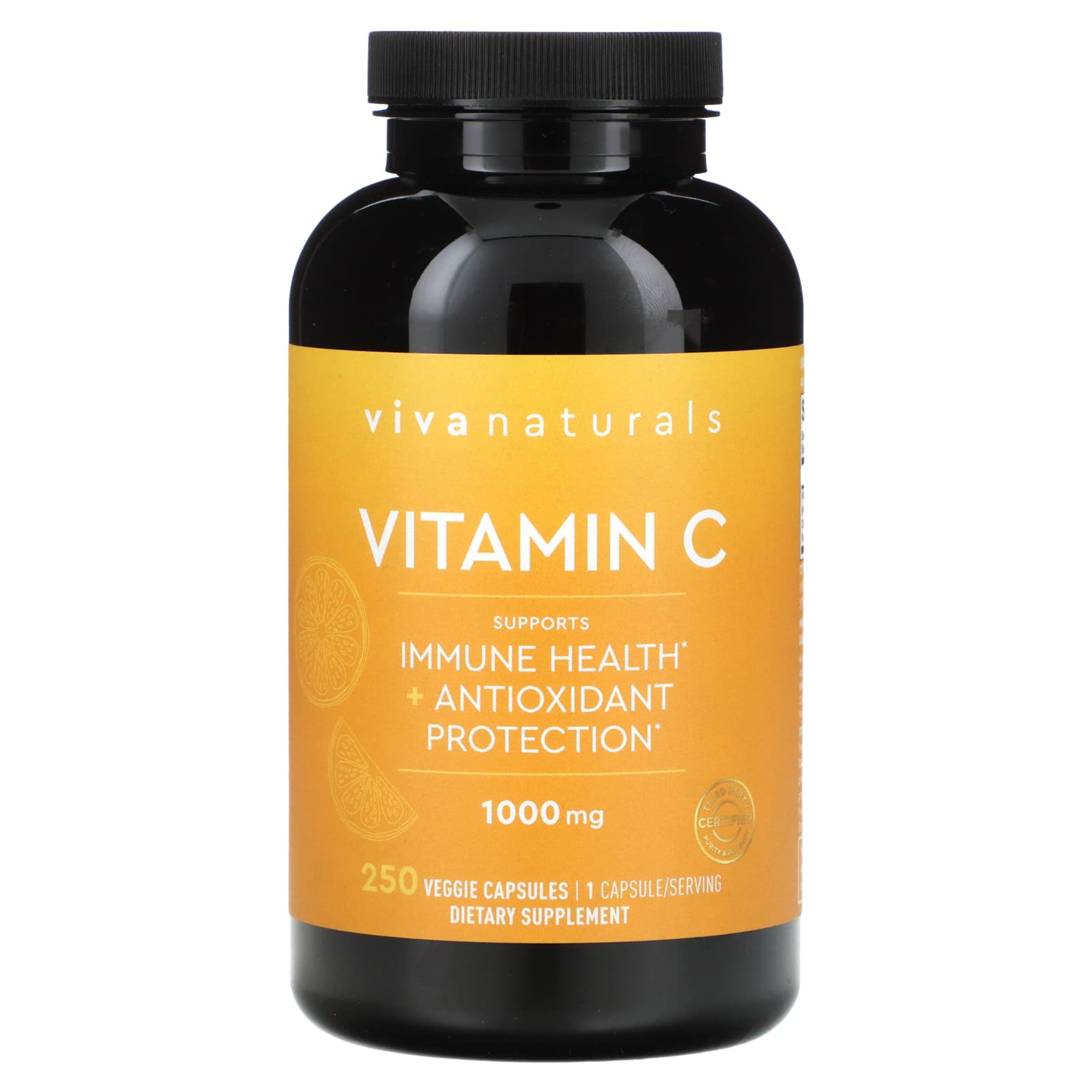 Viva Naturals, Vitamin C, 1,000 mg, 250 Veggie Capsules