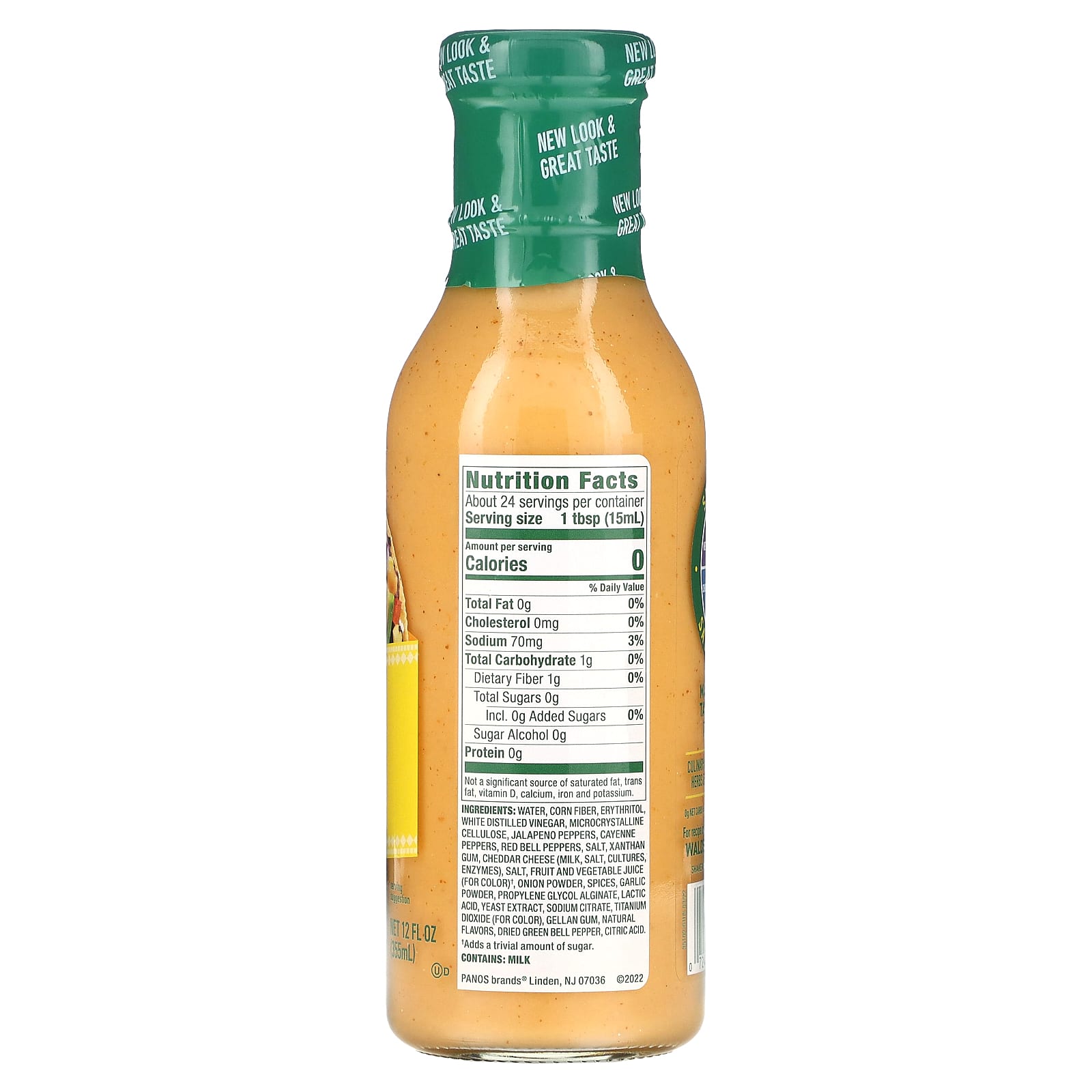 Walden Farms Street Taco Sauce Queso 12 Fl Oz 355 Ml 