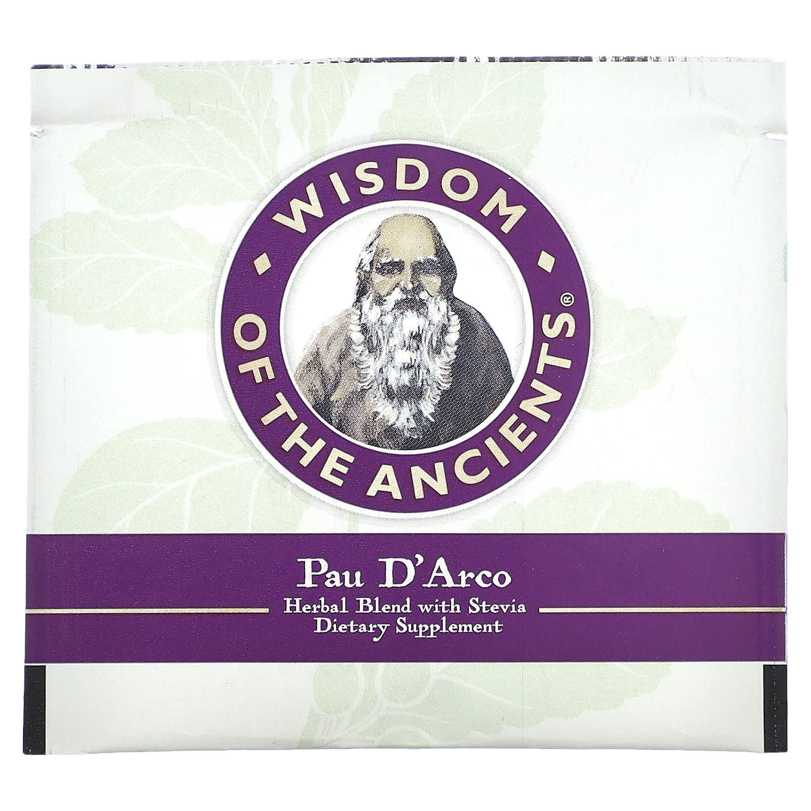 Wisdom Of The Ancient, Pau D'Arco, Herbal Blend with Stevia, 16 Bags, 1 ...