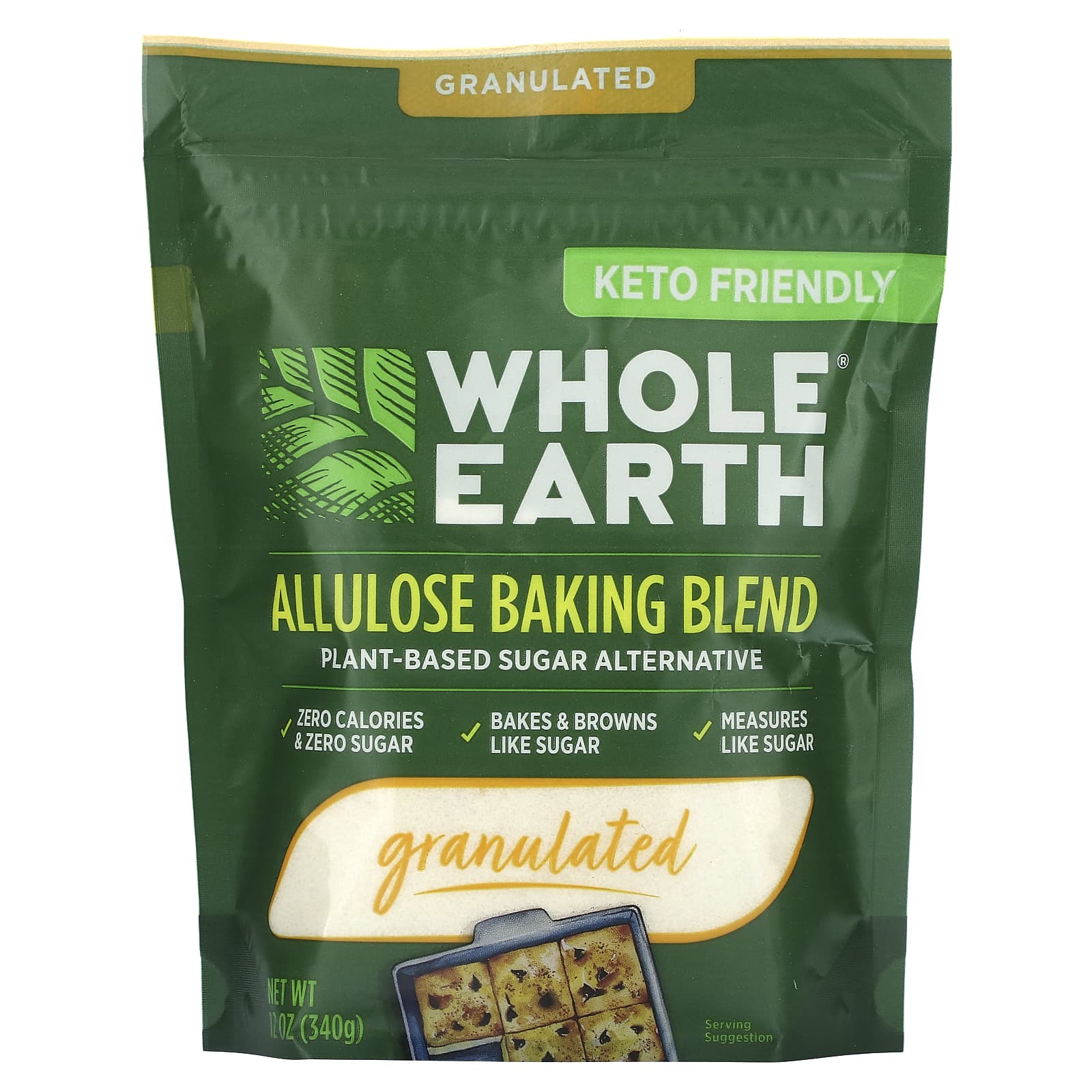 Whole Earth, Allulose Baking Blend, Granulated, 12 oz (340 g)