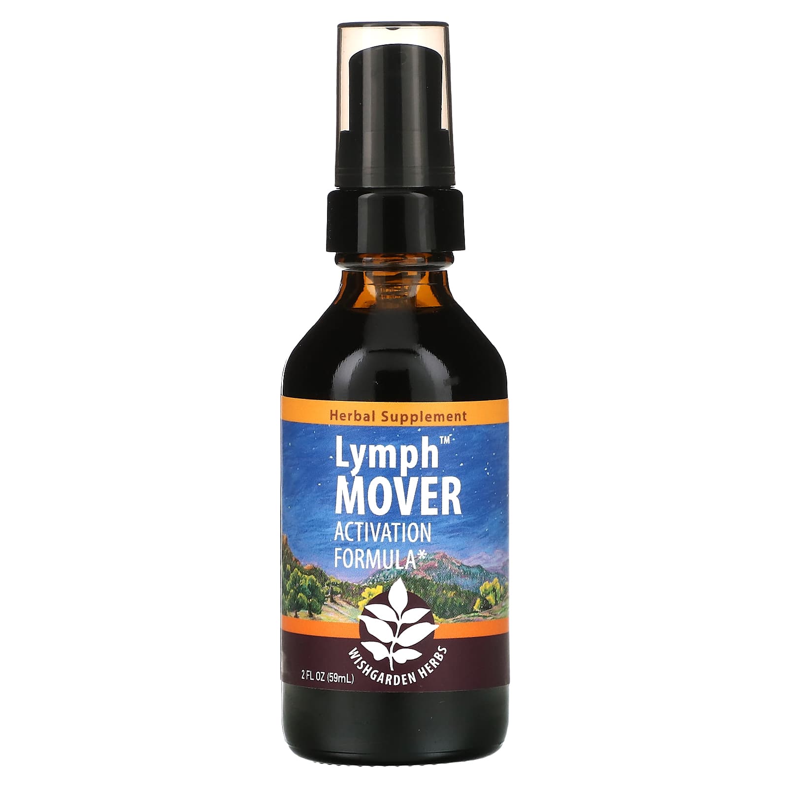 WishGarden Herbs, Lymph Mover Activation Formula, 2 fl oz (59 ml)