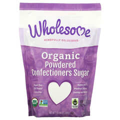 Wholesome Sweeteners, Organic Powdered Confectioners Sugar, 1 lb (454 g)
