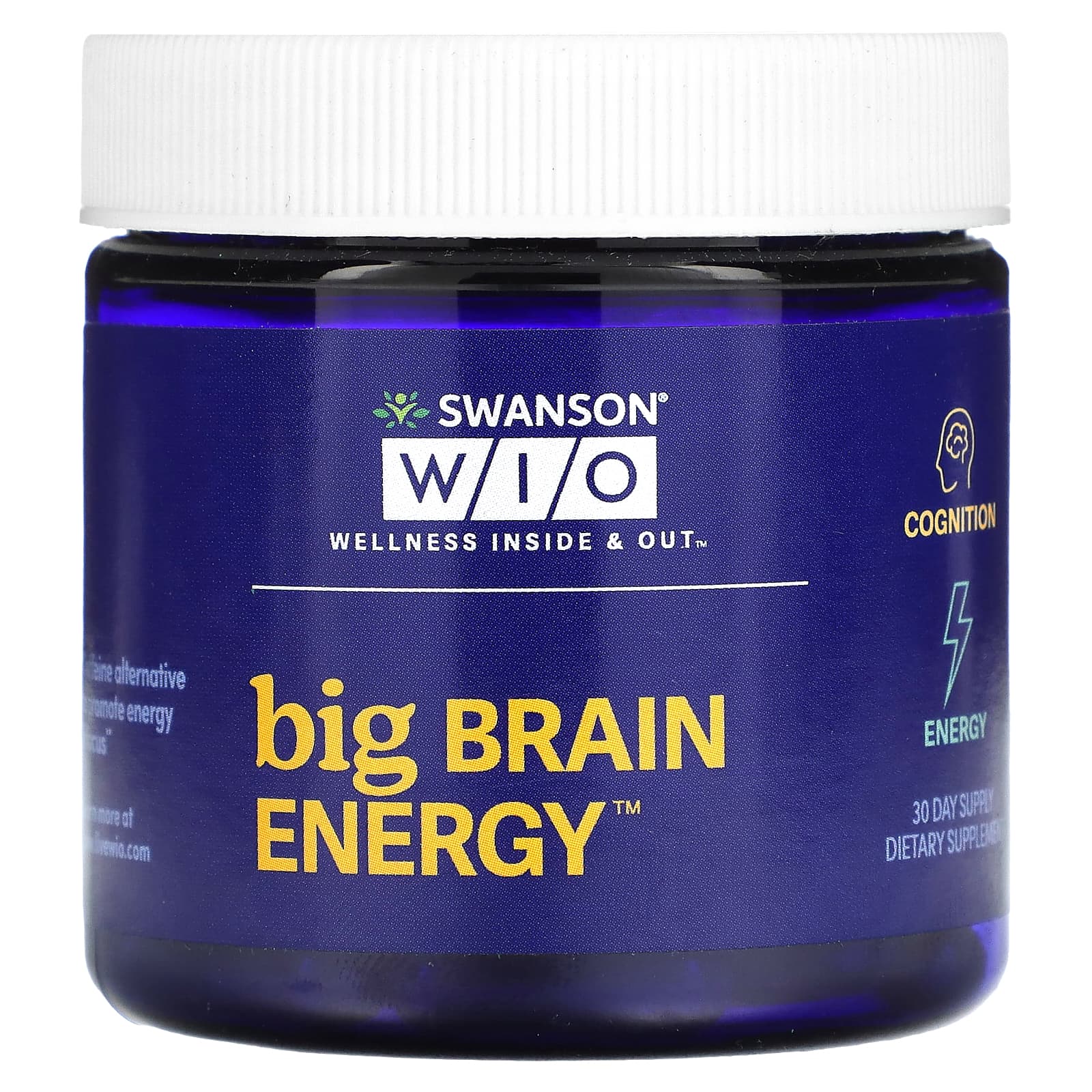 Swanson WIO, Big Brain Energy, 30 Capsules Swanson WIO, Big Brain Energy, 30 Capsules