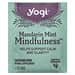 Yogi Tea, Mindfulness™, Mandarin Mint, Caffeine Free, 16 Tea Bags, 1.12 ...